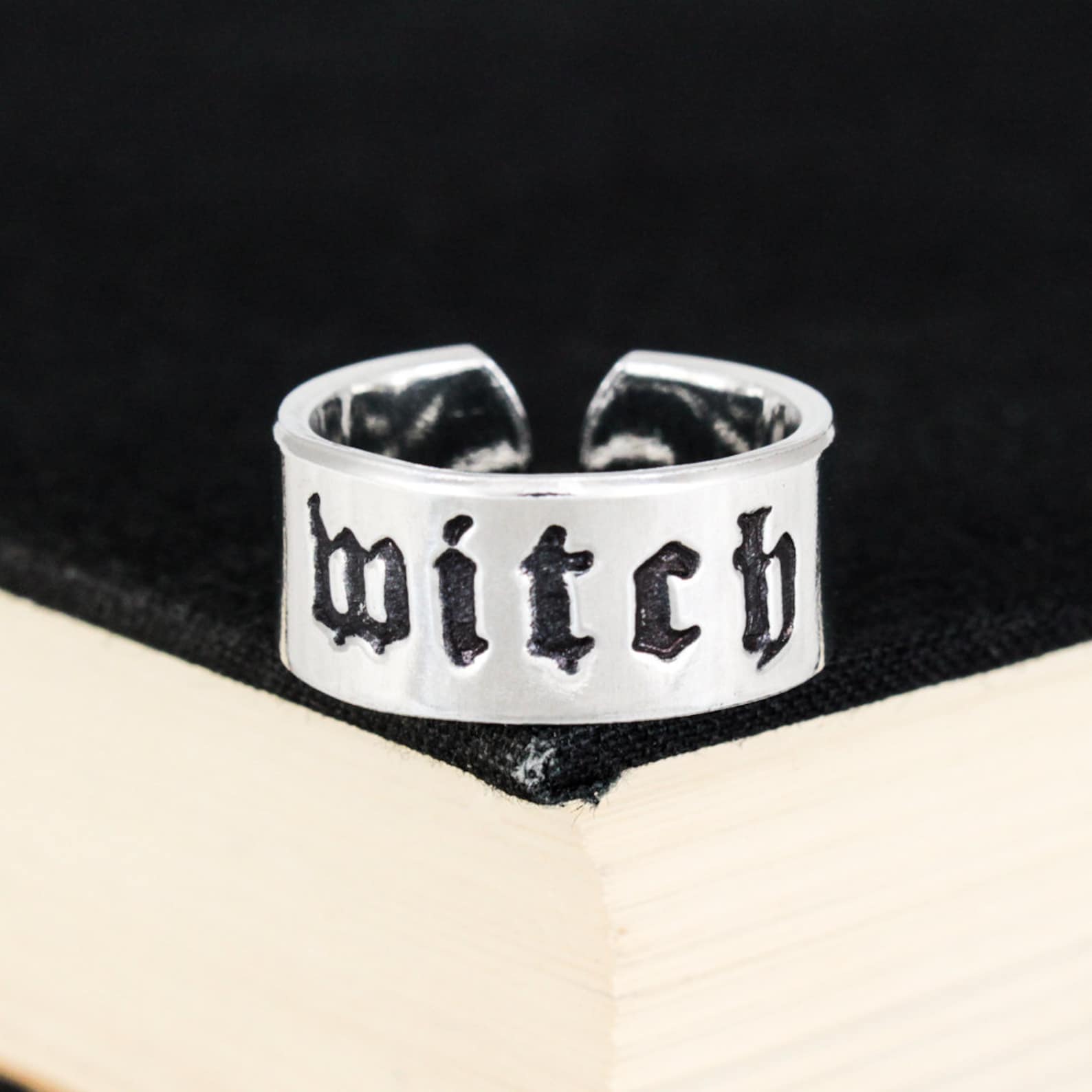 Witch Ring Witchcraft Horror Goth Jewelry Witchy Jewelry - Etsy