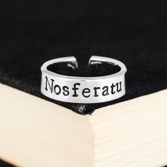 Nosferatu Ring Count Orlok Horror Movies Halloween Jewelry | Etsy