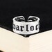 Warlock Ring, Witchcraft, Horror, Gothic Jewelry, Aluminum Cuff Ring - Etsy