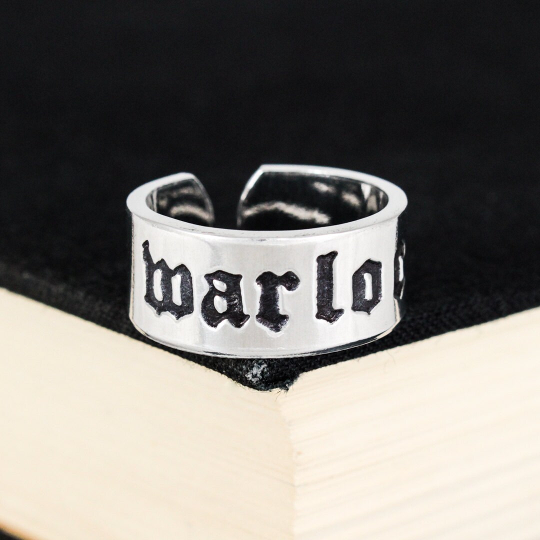 Warlock Ring Witchcraft Horror Gothic Jewelry Aluminum - Etsy