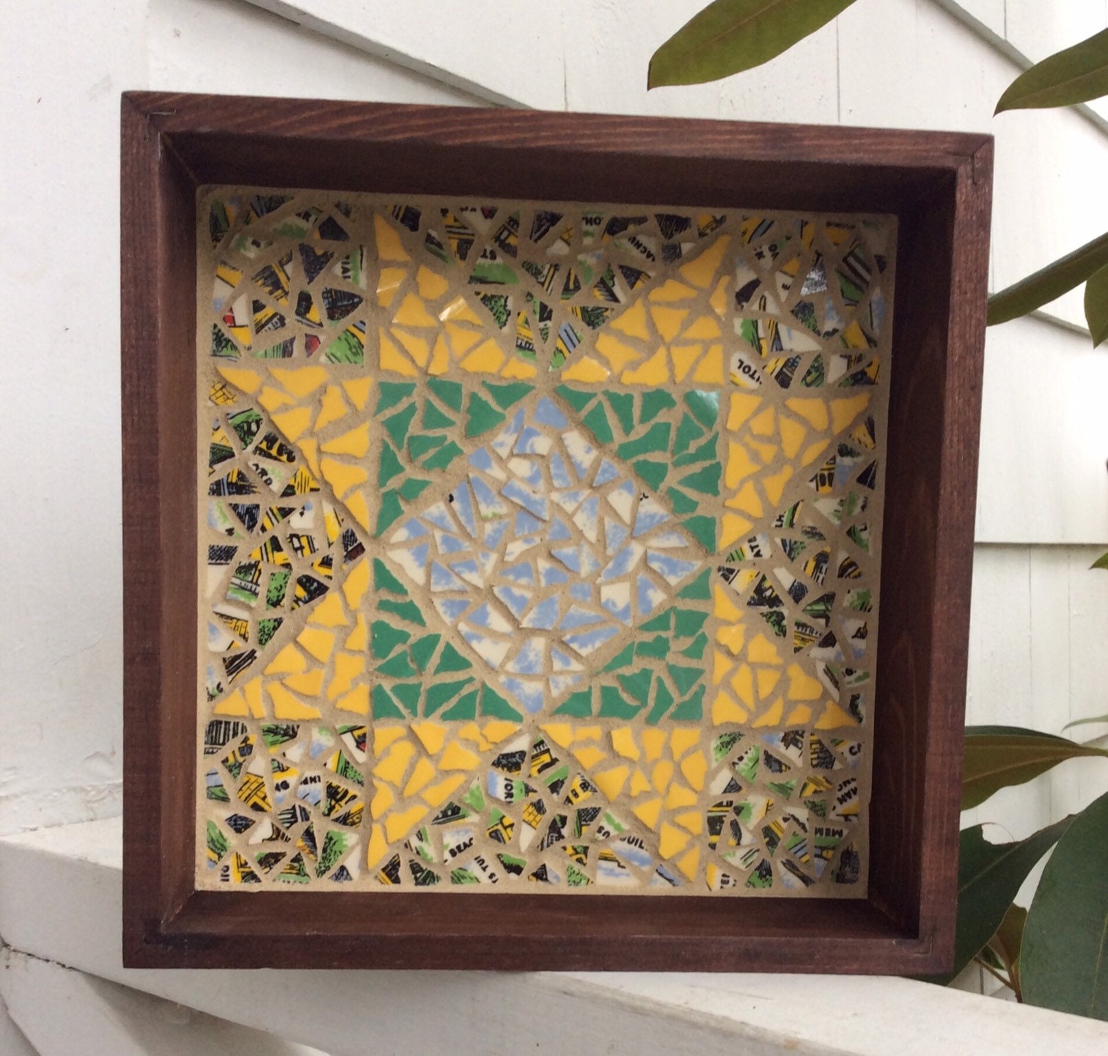 Mosaic Star Shadow Box/tray - Etsy