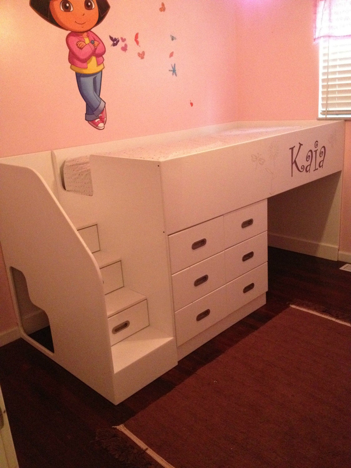 Kids Bed Blueprint Woodworking DIY Plans Drawings Project CNC Boy Girl ...