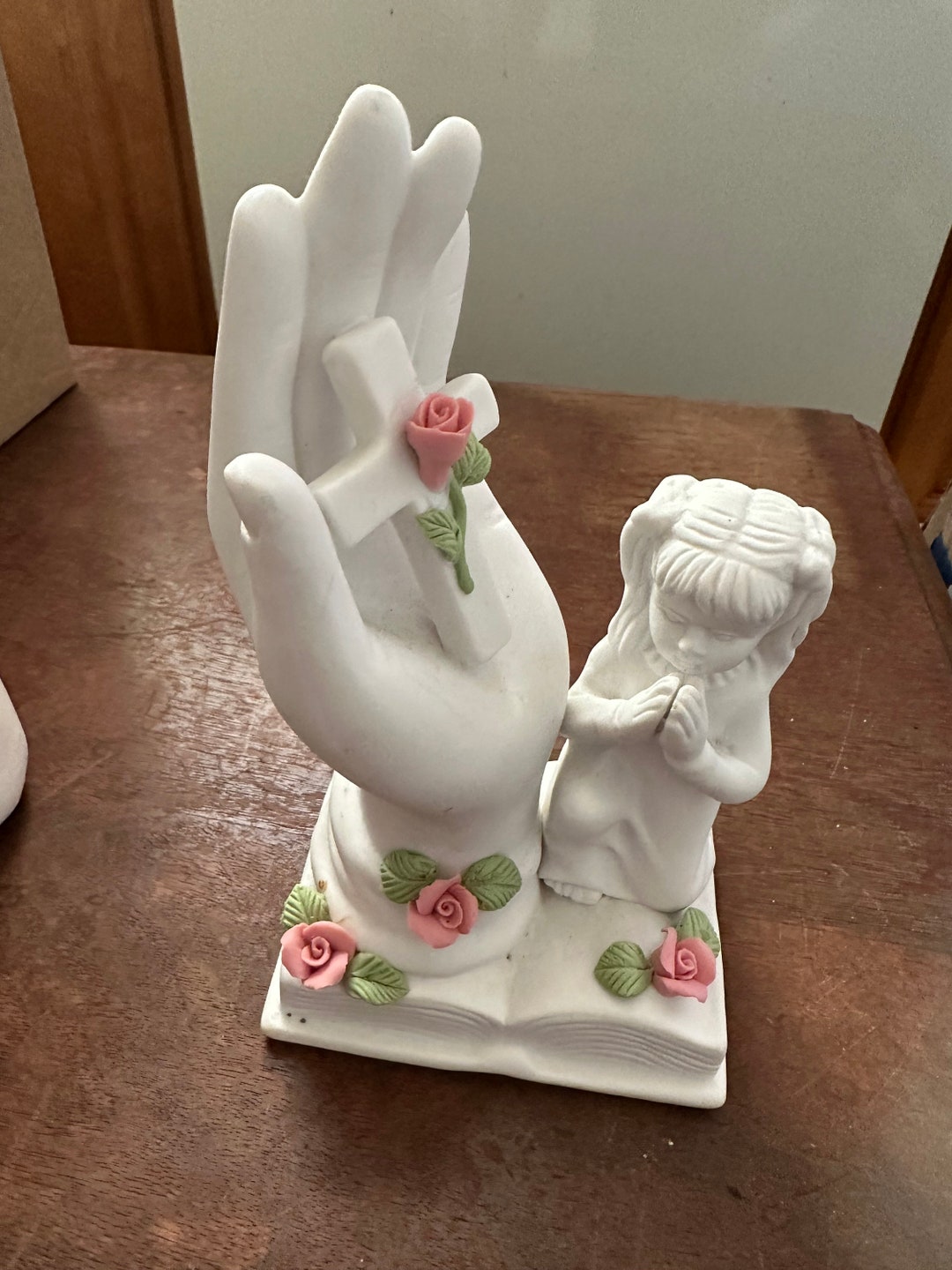 Praying Hands Porcelain Girl Praying - Etsy