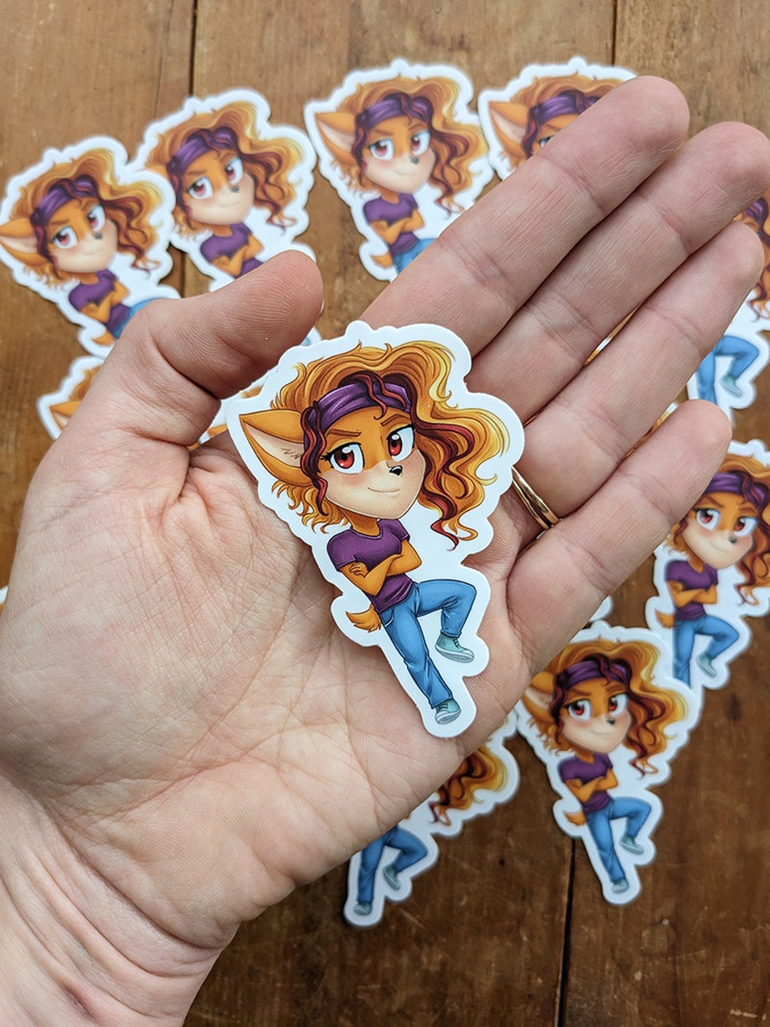 Lola Sticker, Original Character, Anthro, - Etsy
