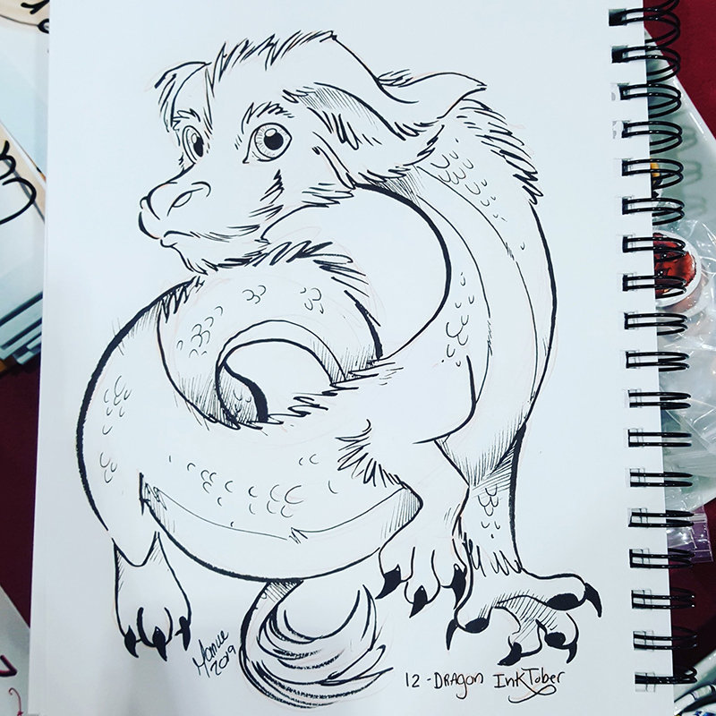 Falcor The Luck Dragon Coloring Pages