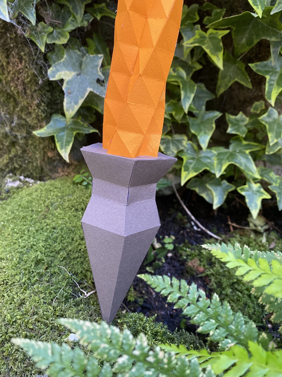 DIY 3D Papercraft Mace PDF Printable Template - Etsy