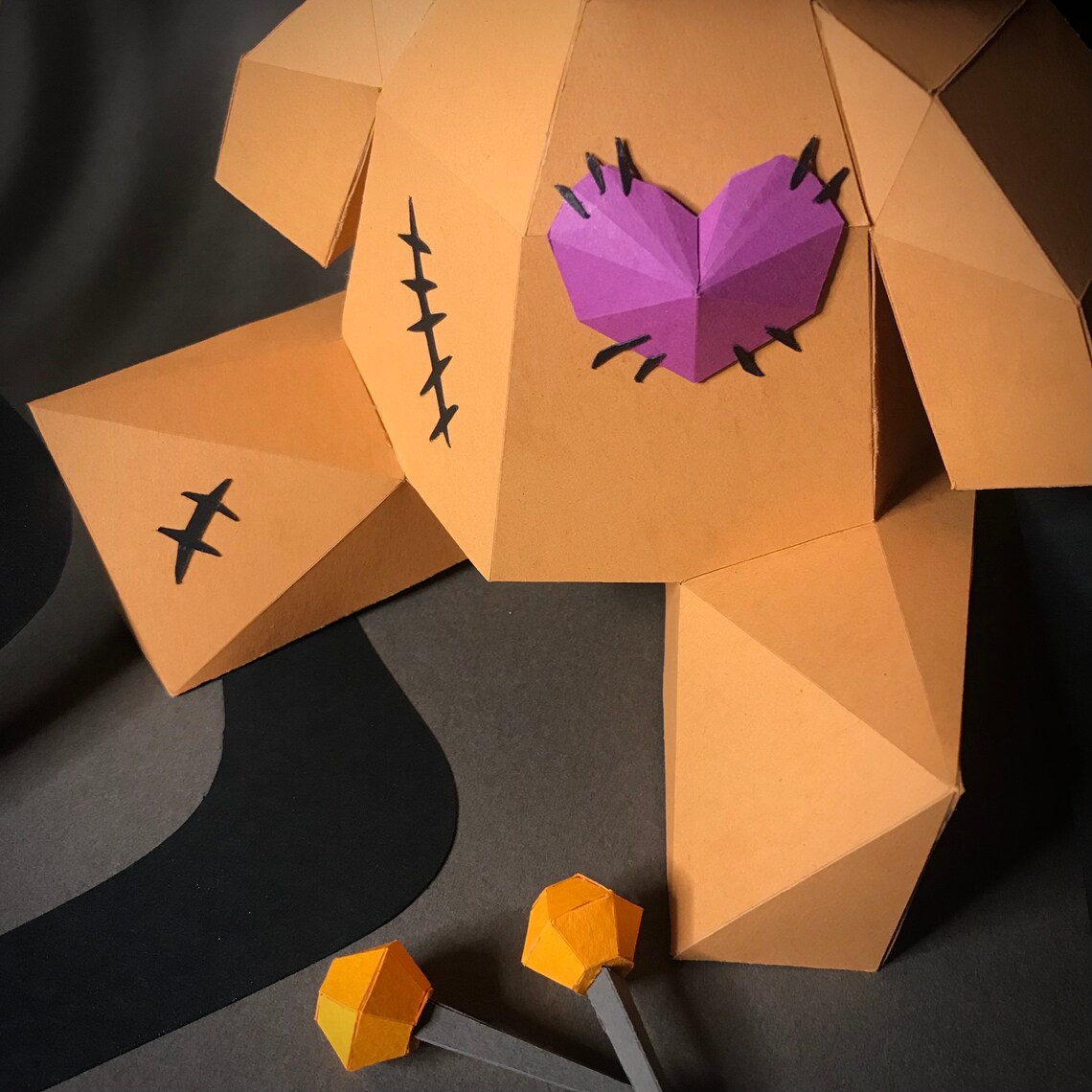 DIY Paper Craft Voodoo Doll Halloween House Decor PDF Printable ...