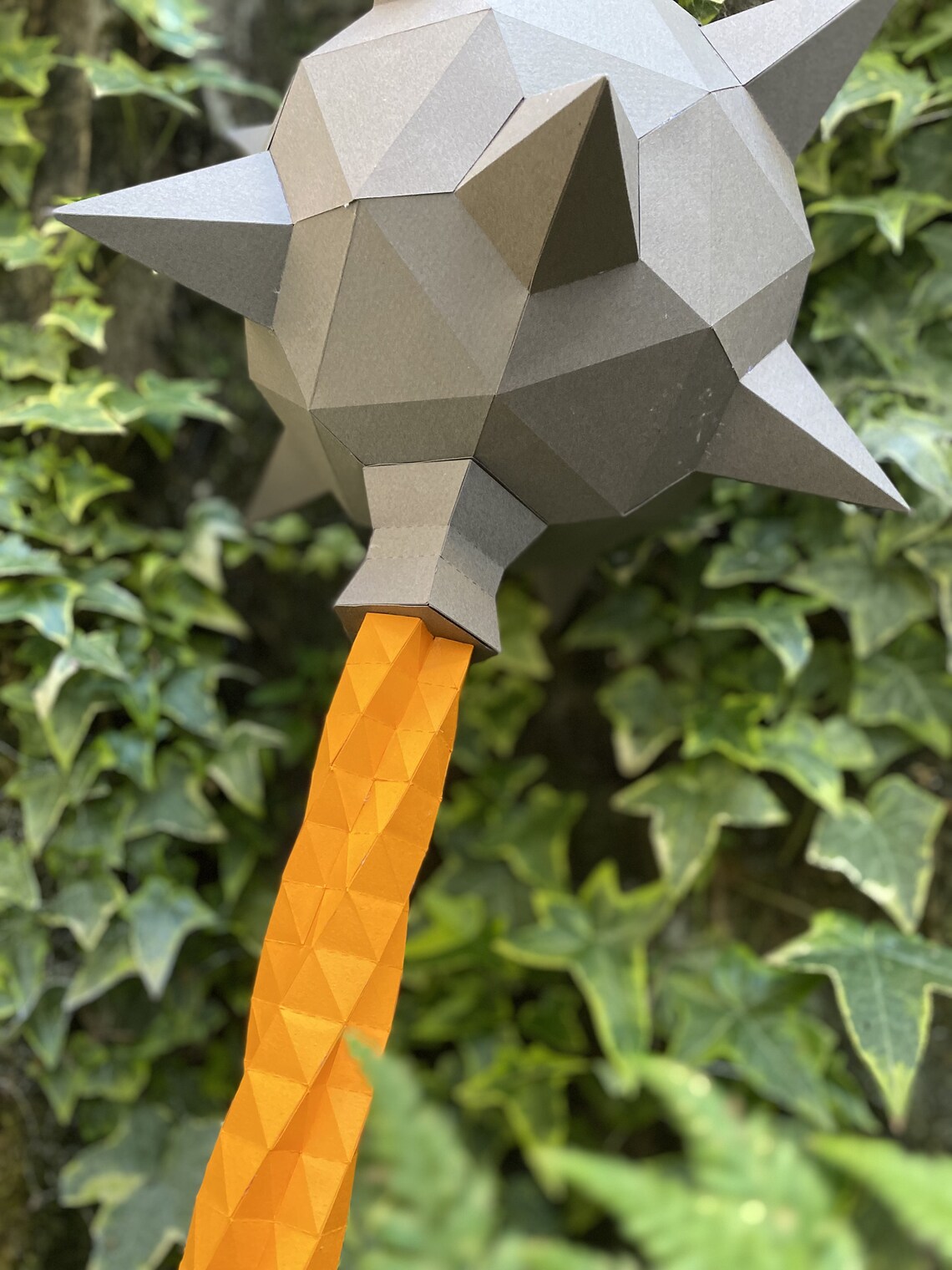 DIY 3D Papercraft Mace PDF Printable Template - Etsy