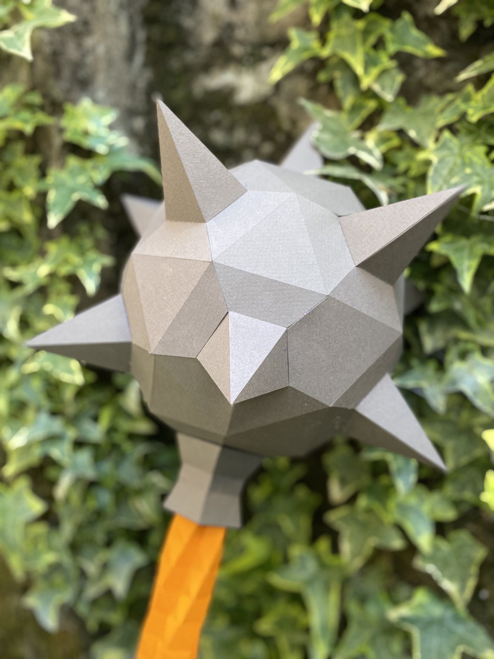 DIY 3D Papercraft Mace PDF Printable Template - Etsy