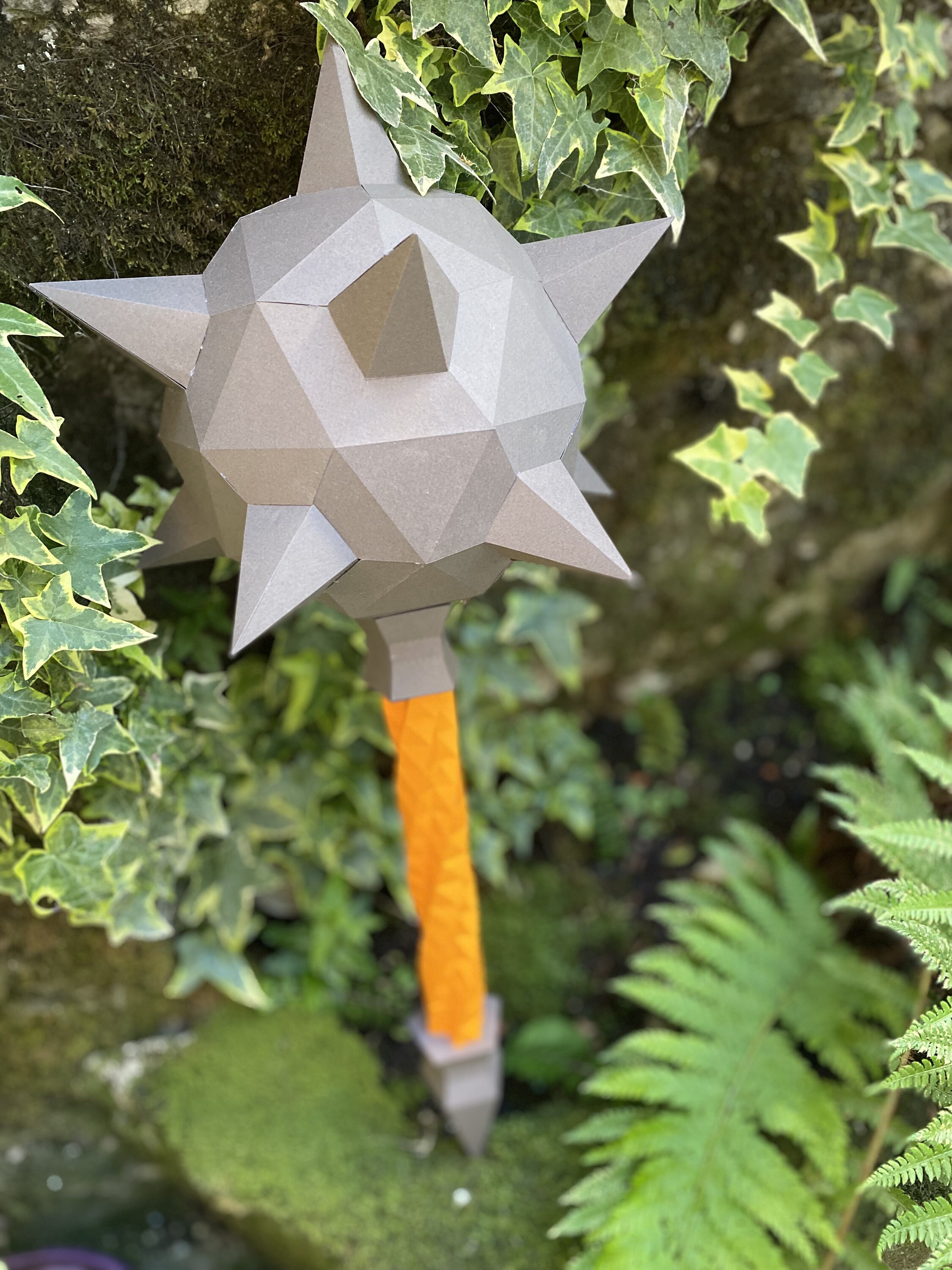 DIY 3D Papercraft Mace PDF Printable Template - Etsy