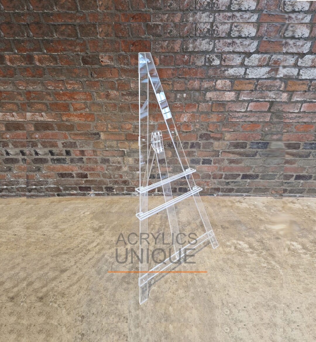 Large Acrylic Easel Stand Sign Perspex Studio Decor Wedding Party ...