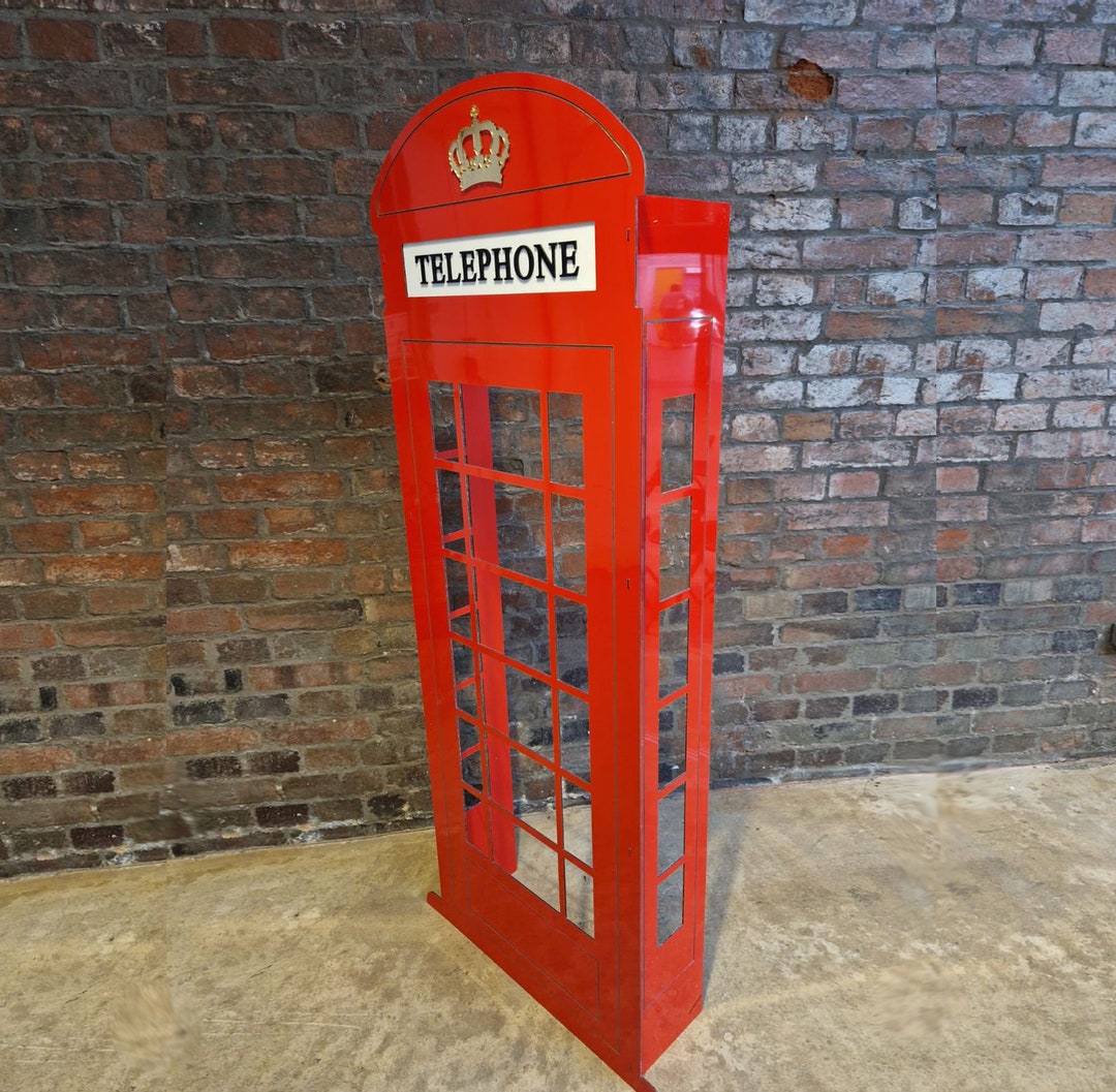 6ft Life Size Telephone Box Prop Party Wedding Stage Balloon Decoration ...