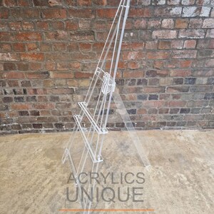 Large Acrylic Easel Stand Sign Perspex Studio Decor Wedding Party ...