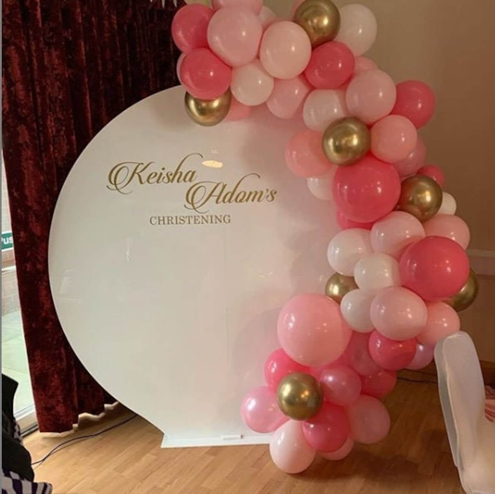 Round Acrylic Backdrop 6ft White Circle Back Drop Backdrop | Etsy Canada