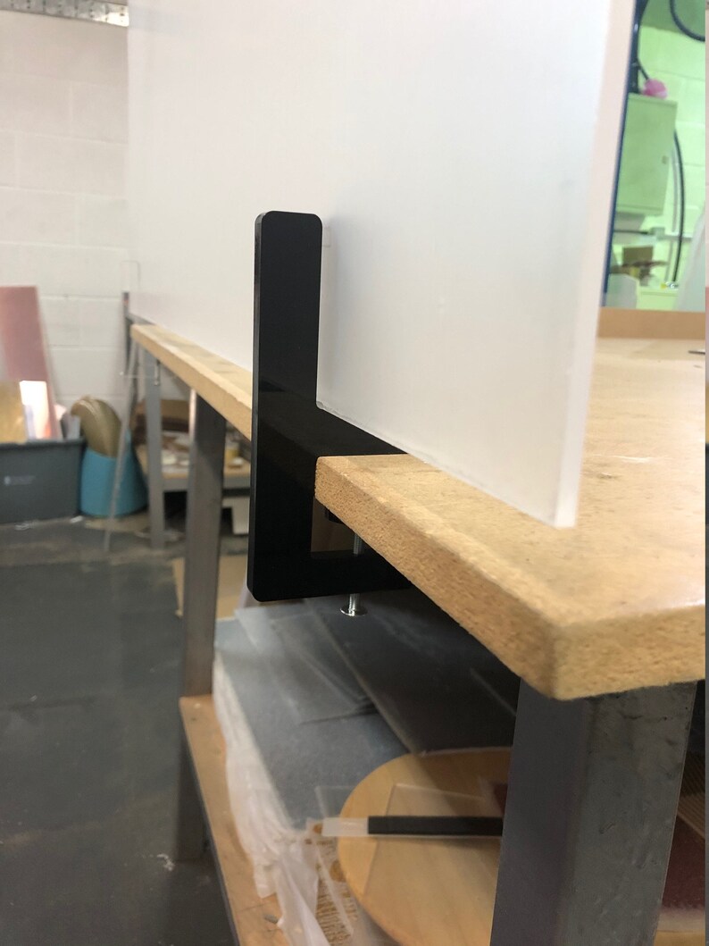 Acrylic Screen Sneeze Office Counter Desk Perspex Divider Desk - Etsy UK