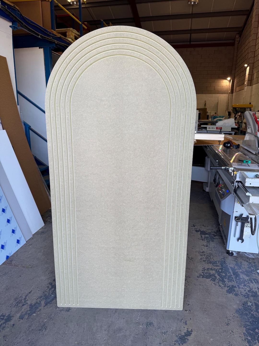 6ft Sailboard Ribbed Half Arch MDF RIPPLE Backdrop Event Balloon 3ft ...