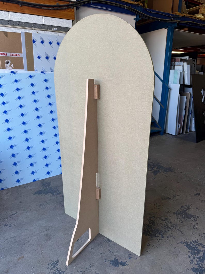 6ft Sailboard Ribbed Half Arch MDF RIPPLE Backdrop Event Balloon 3ft ...