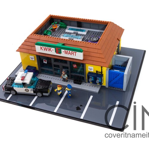 Simpsons Lego House Display Base & Case Acrylic Box Perspex - Etsy UK