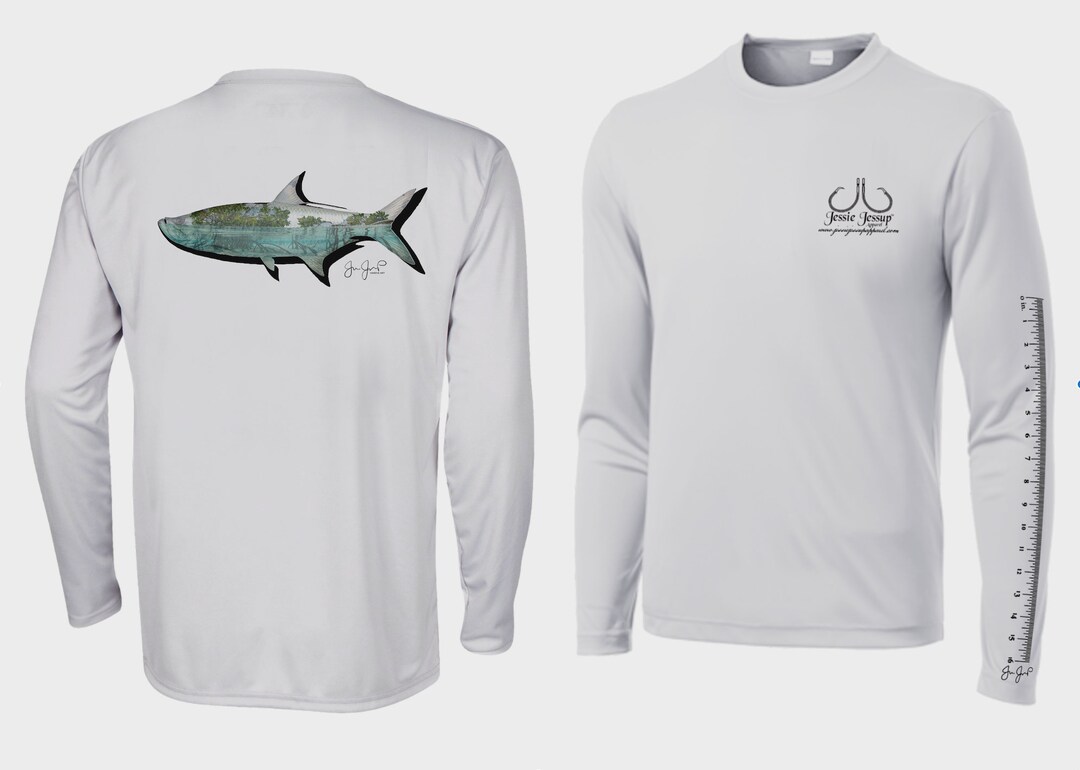 Mangrove Tarpon Performance Long Sleeve Tee - Etsy