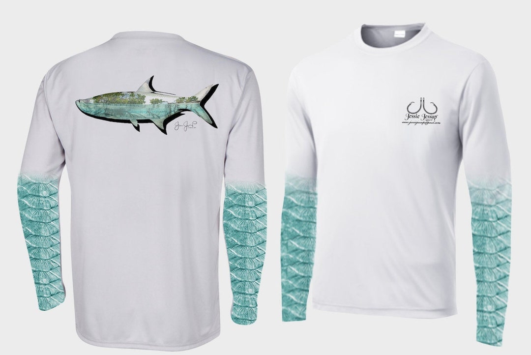 Mangrove Tarpon Performance Long Sleeve Tee - Etsy