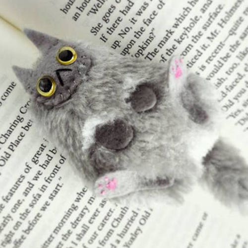 Fat Cat Mini Plush Doll - Etsy