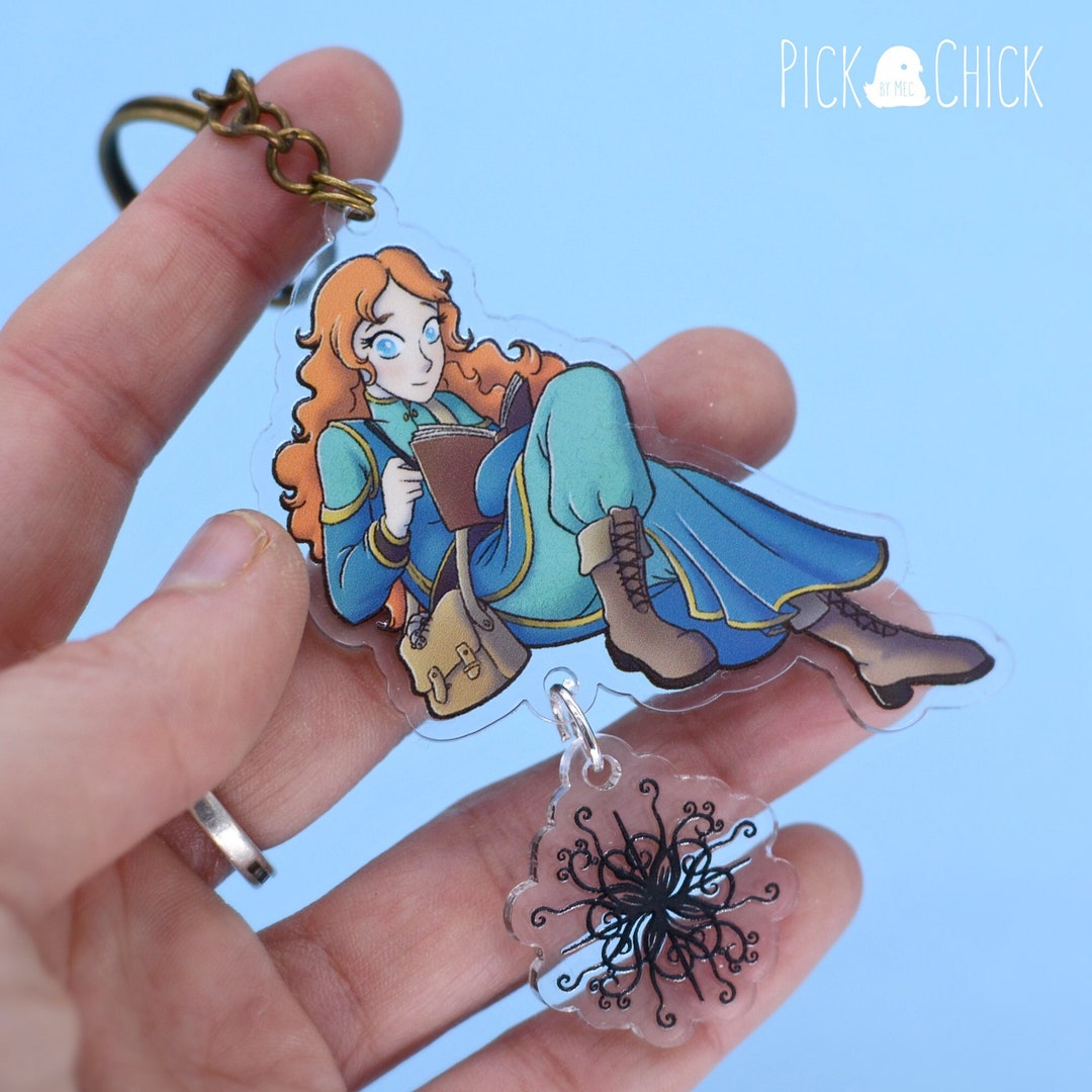 Acrylic Keychain Shallan Davar and Pattern, Stormlight Archive - Etsy