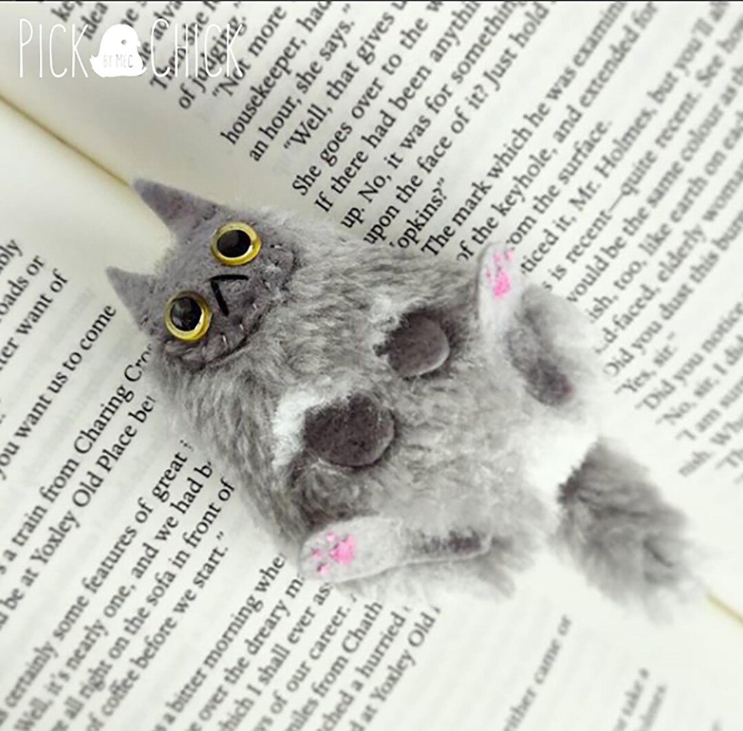 Fat Cat Mini Plush Doll - Etsy