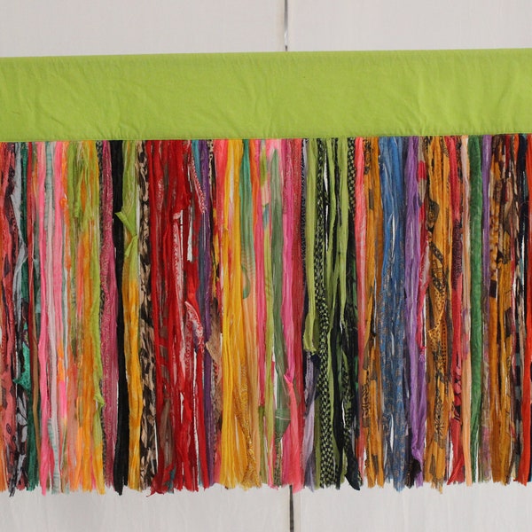 Bohemian Rag Curtains - Etsy