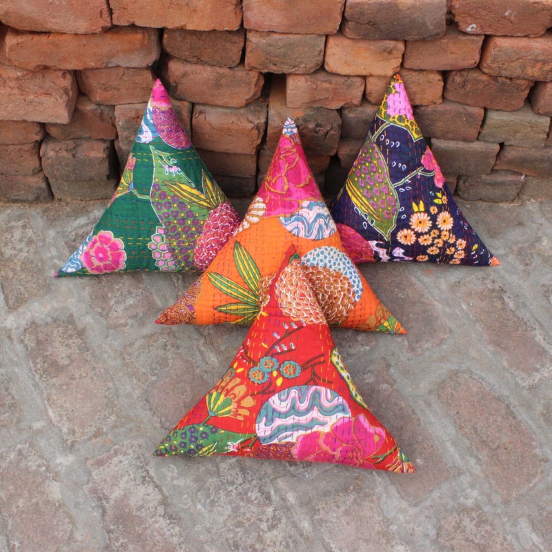 Triangle Pillow - Etsy