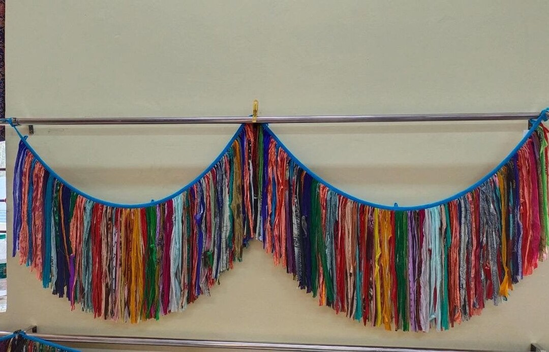 Boho Sari Rag Wall Hanging, Bohemian Decor - Etsy