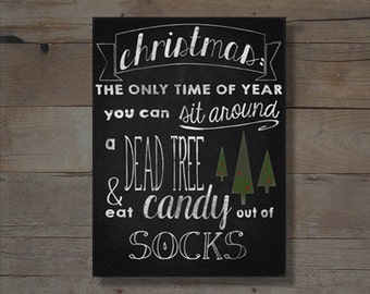 Printable Christmas Sign-8x10-instant Download-home for the Holidays ...