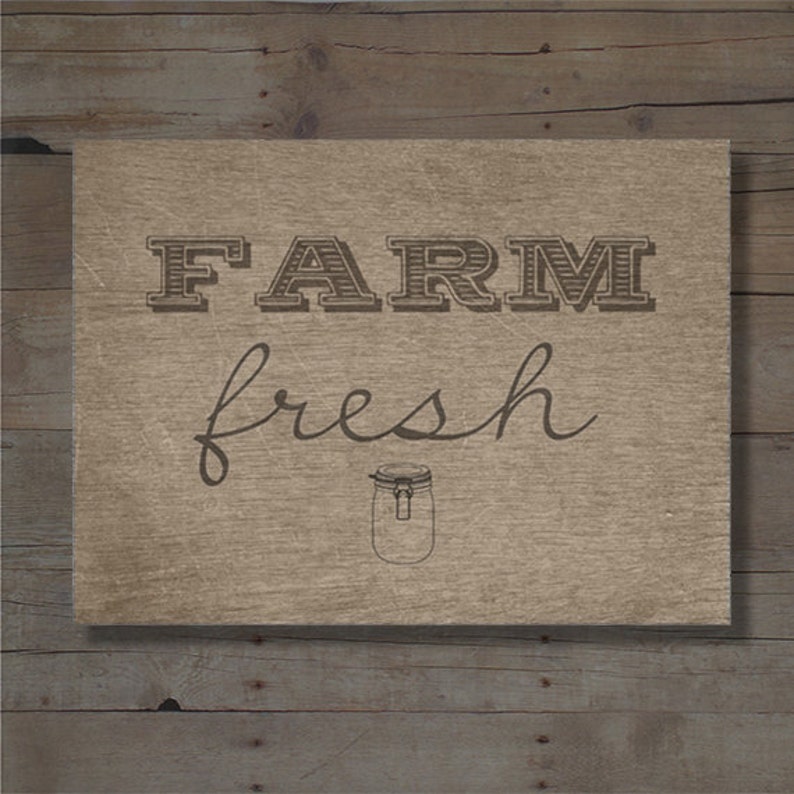Farm Fresh Printable *instant Download* JPEG File - Etsy