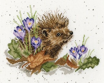 Bothy Threads Moongazer by Hannah Dale Wrendale Tiger Counted Cross ...