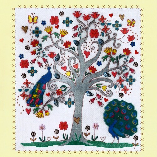 Bothy Threads Love Tree Counted Cross Stitch Kit - Etsy