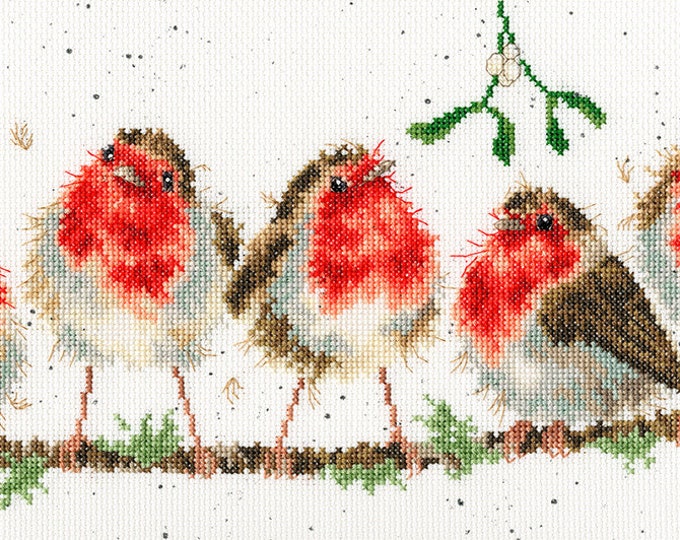 Bothy Threads Rockin' Robins Hannah Dale Wrendale Robin Counted Cross ...