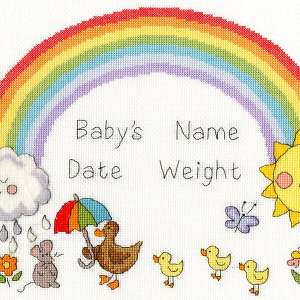 Birth Sampler - Etsy