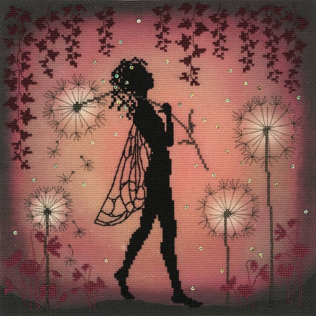 Bothy Threads Enchanted Dandelion Fairy by Lavinia Stamps Counted Cross ...