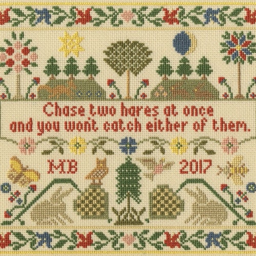 Bothy Threads Three Things Sampler Counted Cross Stitch Kit by - Etsy