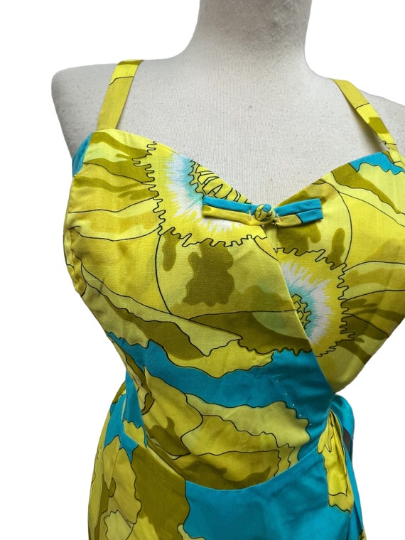 1950 1960 Vintage Paradise Hawaii Swimsuit Romper Siz… - Gem