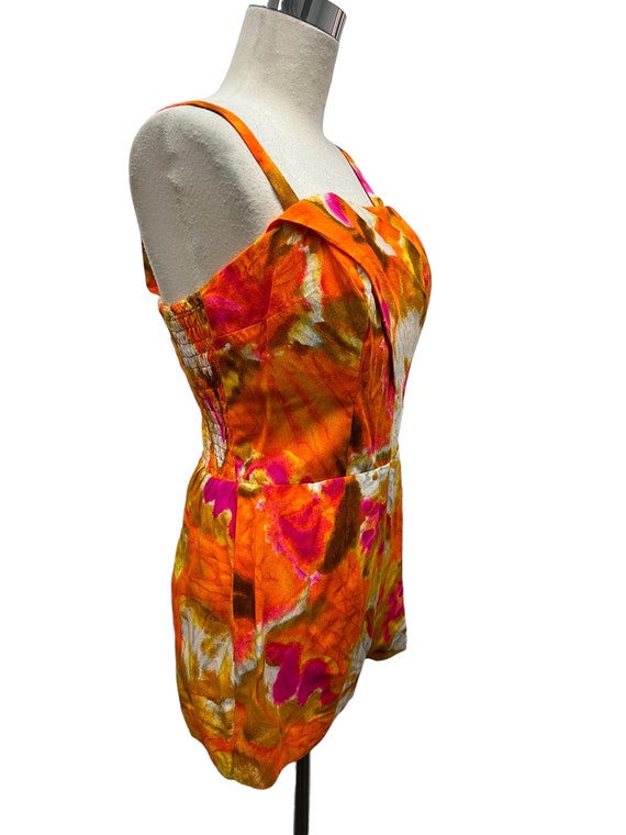 1950 1960 Vintage Paradise Hawaii Swimsuit Romper Lar… - Gem