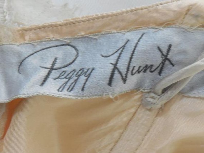 1950 Peggy Hunt Lace Shelf Bust Evening Gown Very Special - Etsy