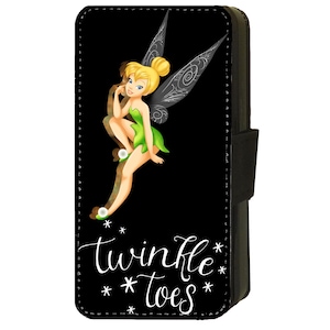 Tinkerbell Fairy Disney Inspired Flip/wallet Phone Case for All Apple ...