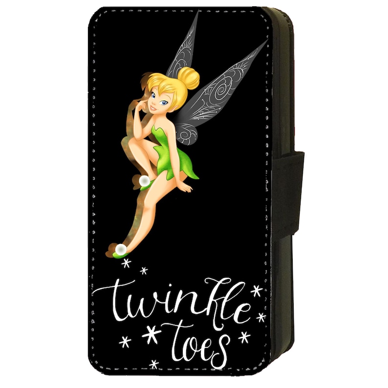 Tinkerbell Fairy Disney Inspired Flip/wallet Phone Case for All Apple ...