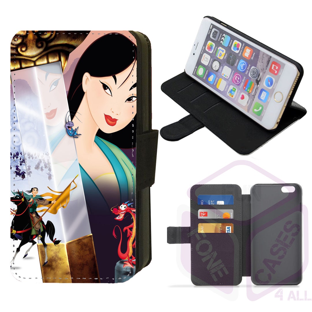 Mulan Disney Inspired Flip Phone Case Wallet Compatible With Apple ...
