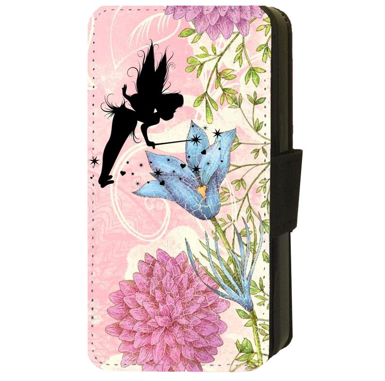 Tinkerbell Fairy Disney Inspired Flip/wallet Phone Case for All Apple ...