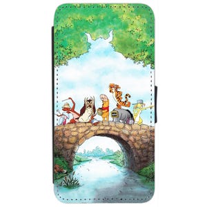 Winnie the Pooh Tigger Eeyore Flip/wallet Phone Case Compatible With Apple Iphone, Google Pixel ...