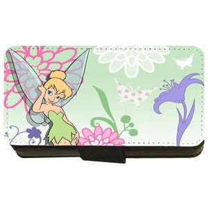 Tinkerbell Fairy Disney Inspired Flip/wallet Phone Case for All Apple ...