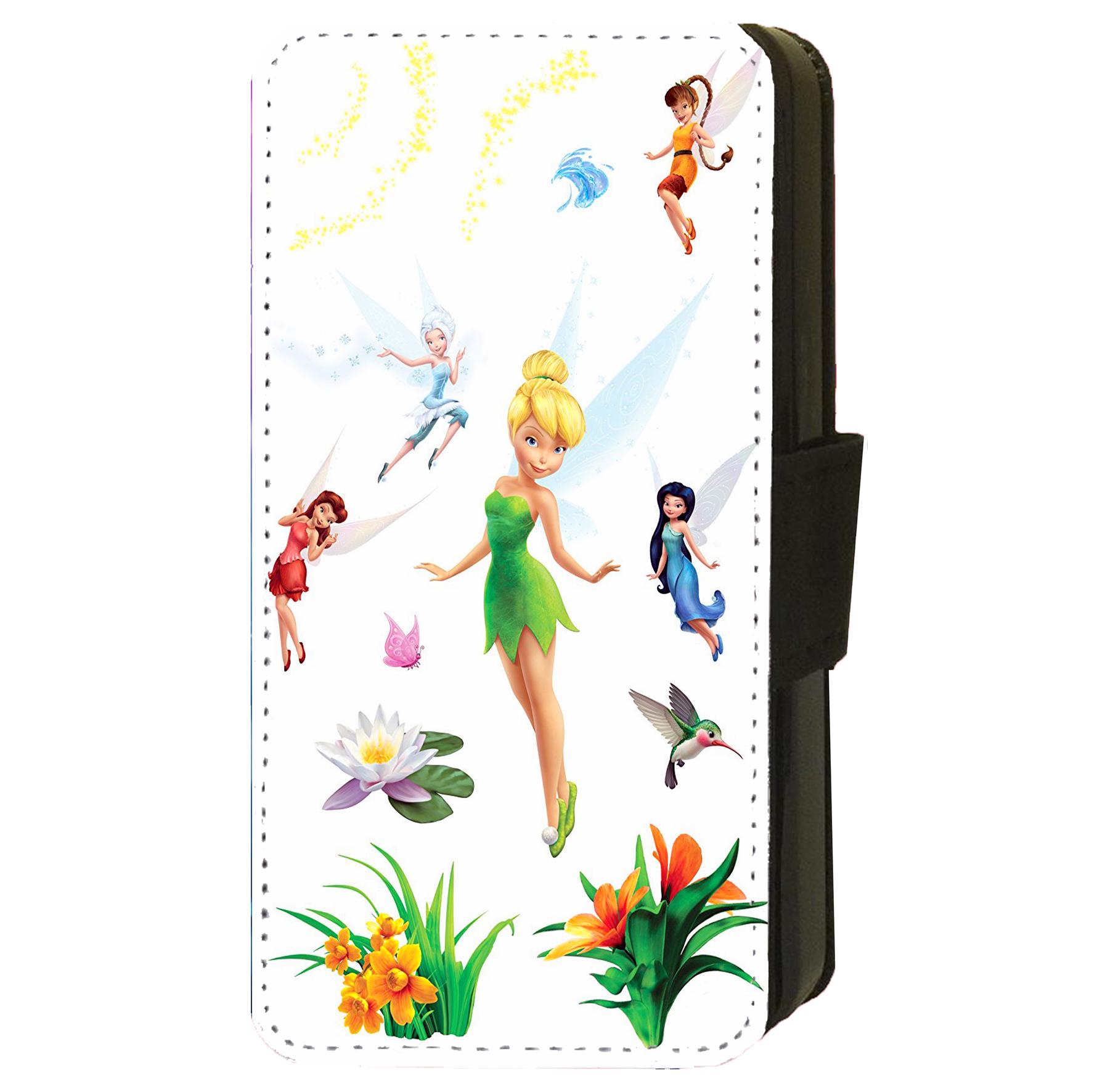 Tinkerbell Fairy Disney Inspired Flip/wallet Phone Case for All Apple ...