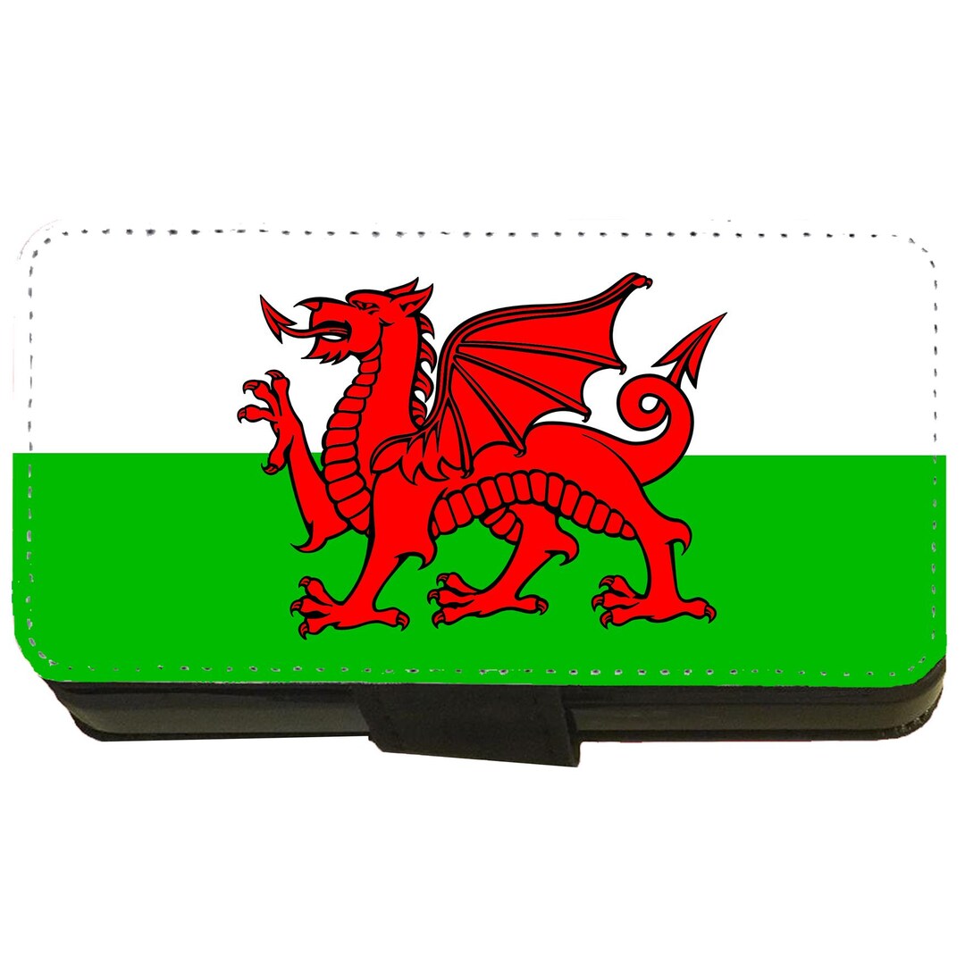 Welsh Dragon Google Pixel Wallet Case: Red Grunge Wales Flag - Etsy UK