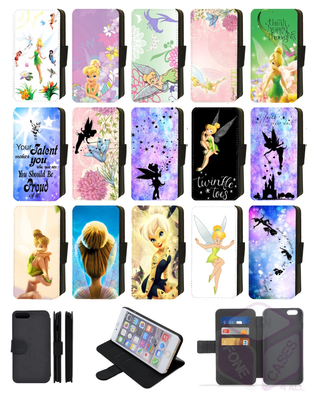 Tinkerbell Ipad Case And Stand